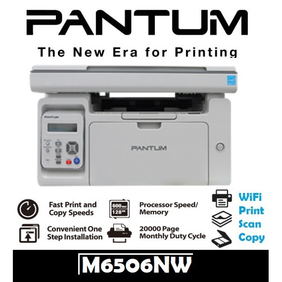 Pantum M6506NW A4 Multifunction Laser Printer Life Time Limited ...