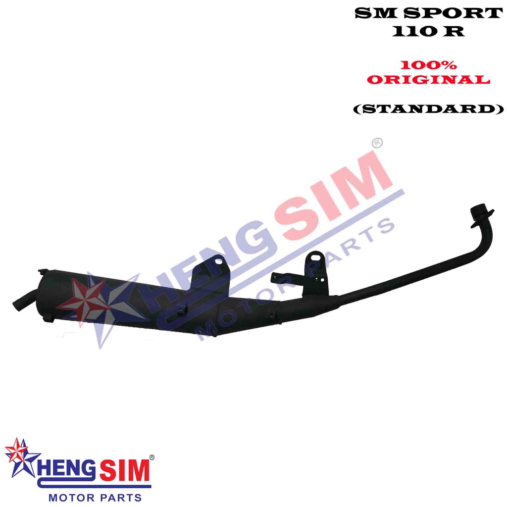SM SPORT 110 R (ORIGINAL) EXHAUST MUFFLER (STANDARD) PIPE SYM | Shopee ...