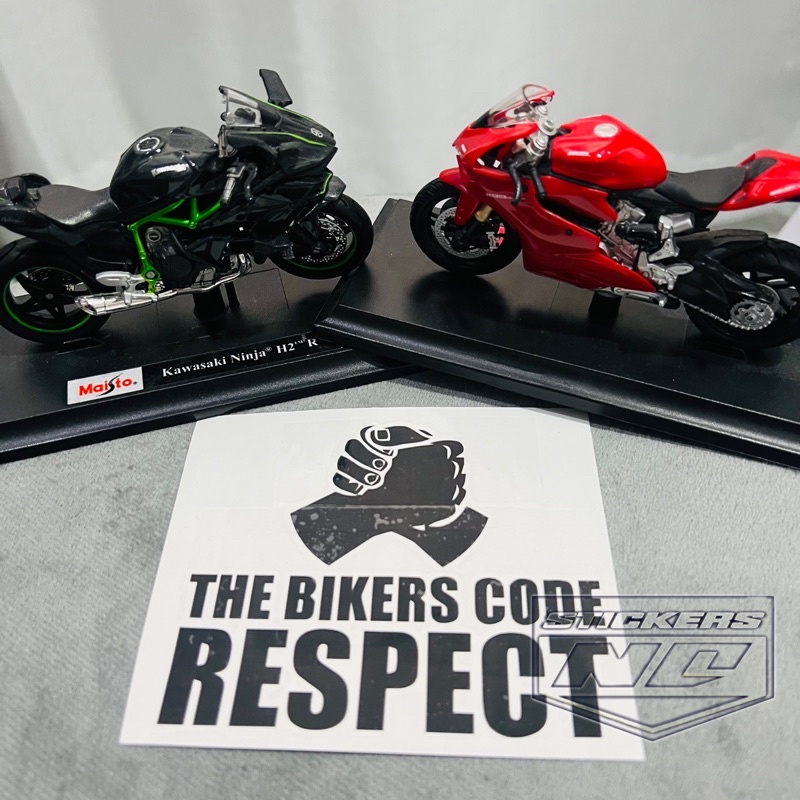 The bikers code respect logo sticker | Shopee Malaysia