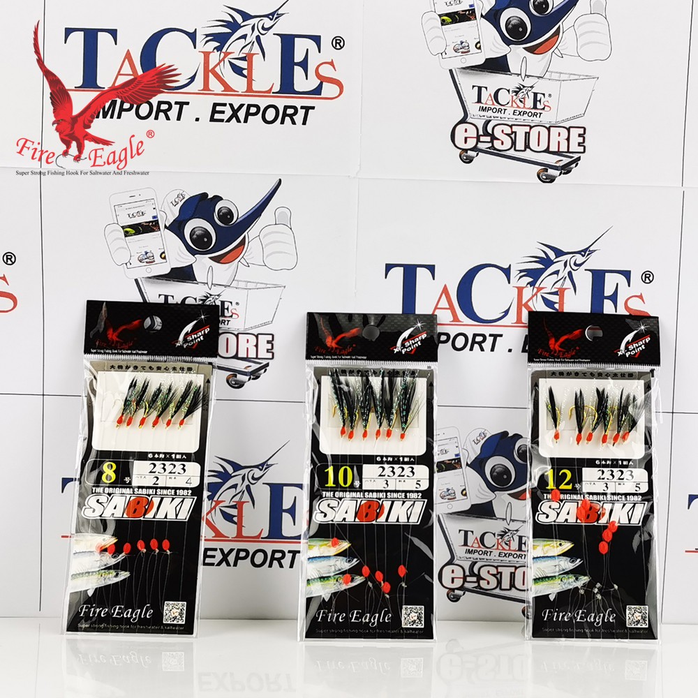 Fishing Hook Fire Eagle Sabiki 2323 Mata Kail Pancing Apollo Ikan ...
