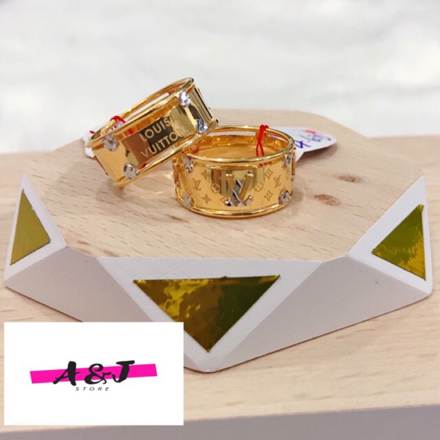 LV 916 Gold Ring (NEWEST DESIGN) | Shopee Malaysia