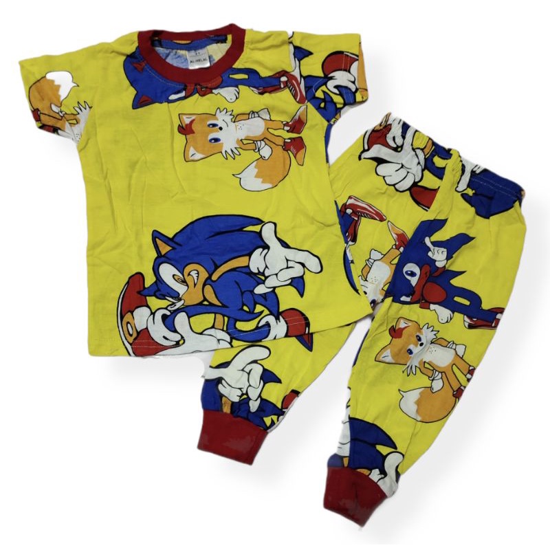 ️NEW ARRIVAL ️PY - 95 PYJAMAS COTTON SEDONDON / FAMILY SET - SONIC ...