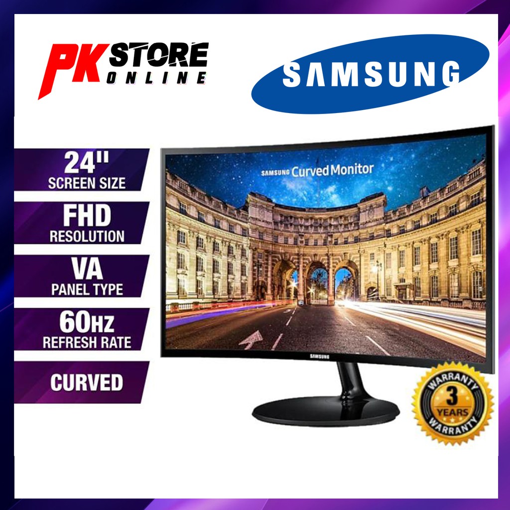 SAMSUNG 24" CURVED MONITOR CF390 WITH SUPER SLIM AND SLEEK DESIGN ...