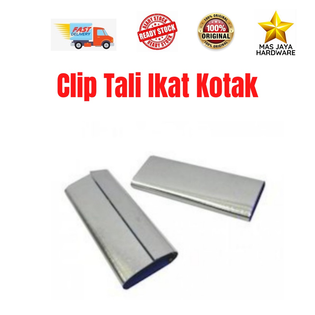 (100pc/pack) 5/8" Steel Strapping Clip / PVC Strap Metal Clip / PVC ...