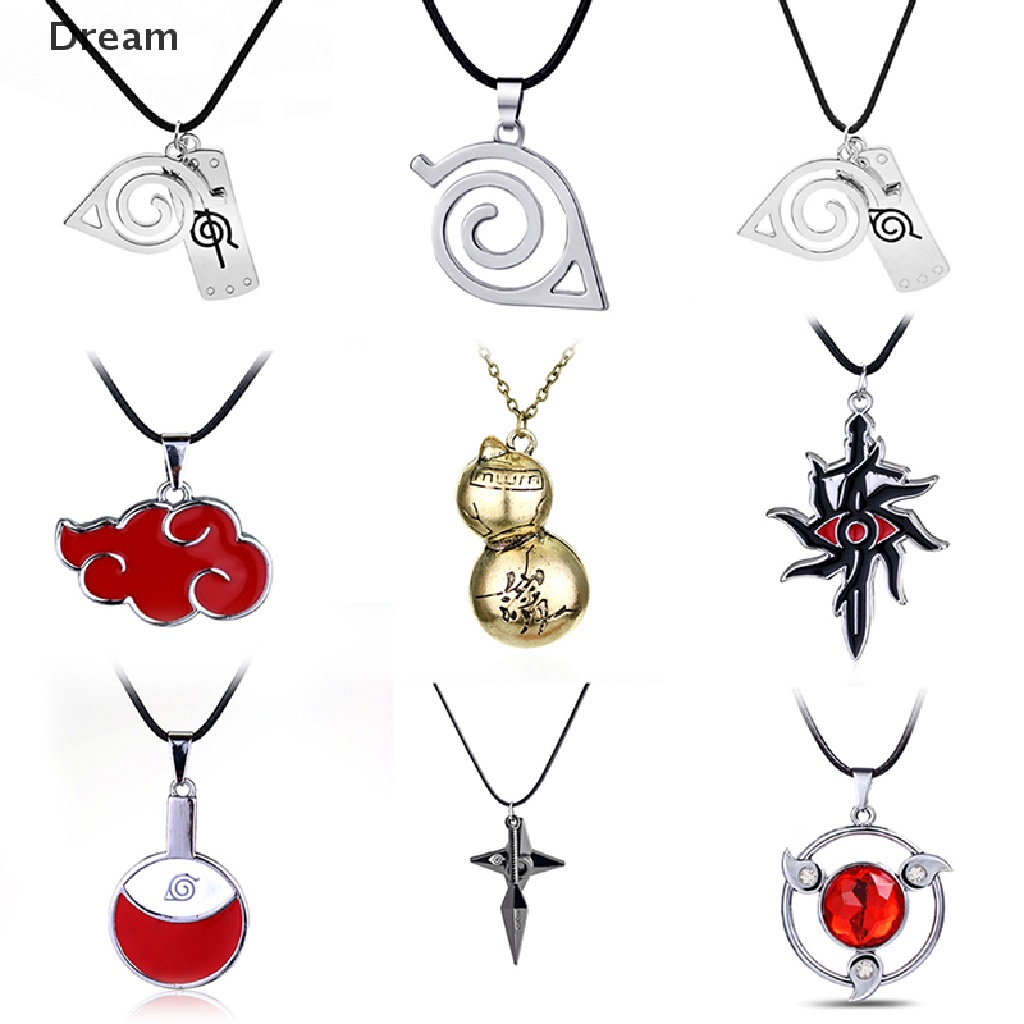 1Pc Anime Necklace Narutos Anime Cosplay Accessories Keychain Cartoon ...