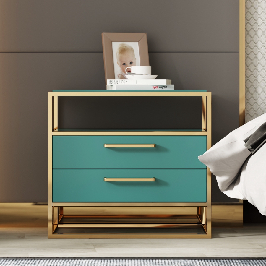 Borneo Sabah Sarawak Nordic Light Luxury Bedside Table Cabinet Laci ...