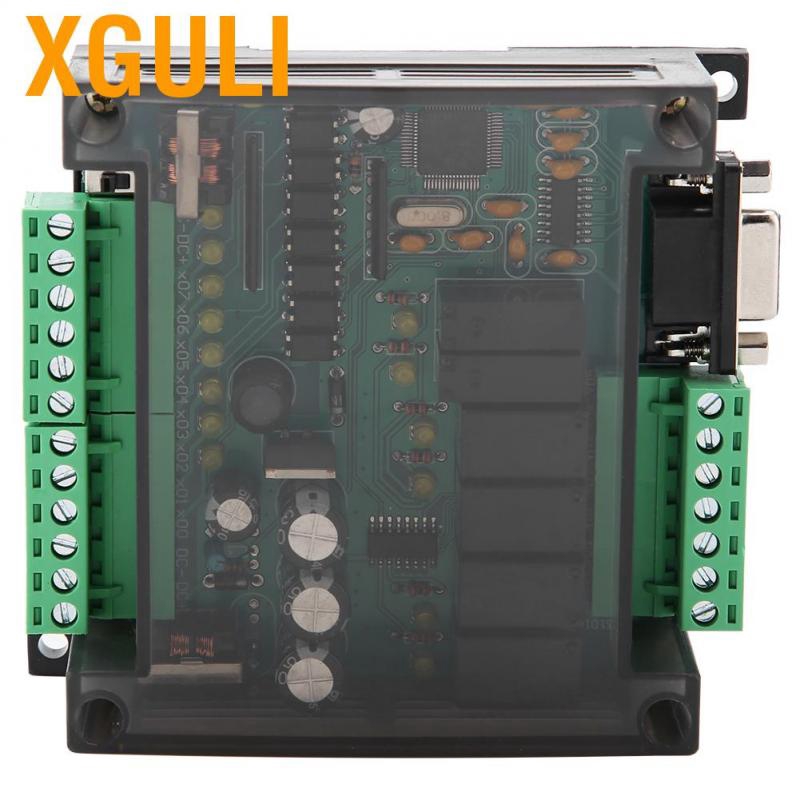 Xguli DC24V FX1N-14MR Industrial Control Board PLC Programmable Logic Controller Relay Output ...