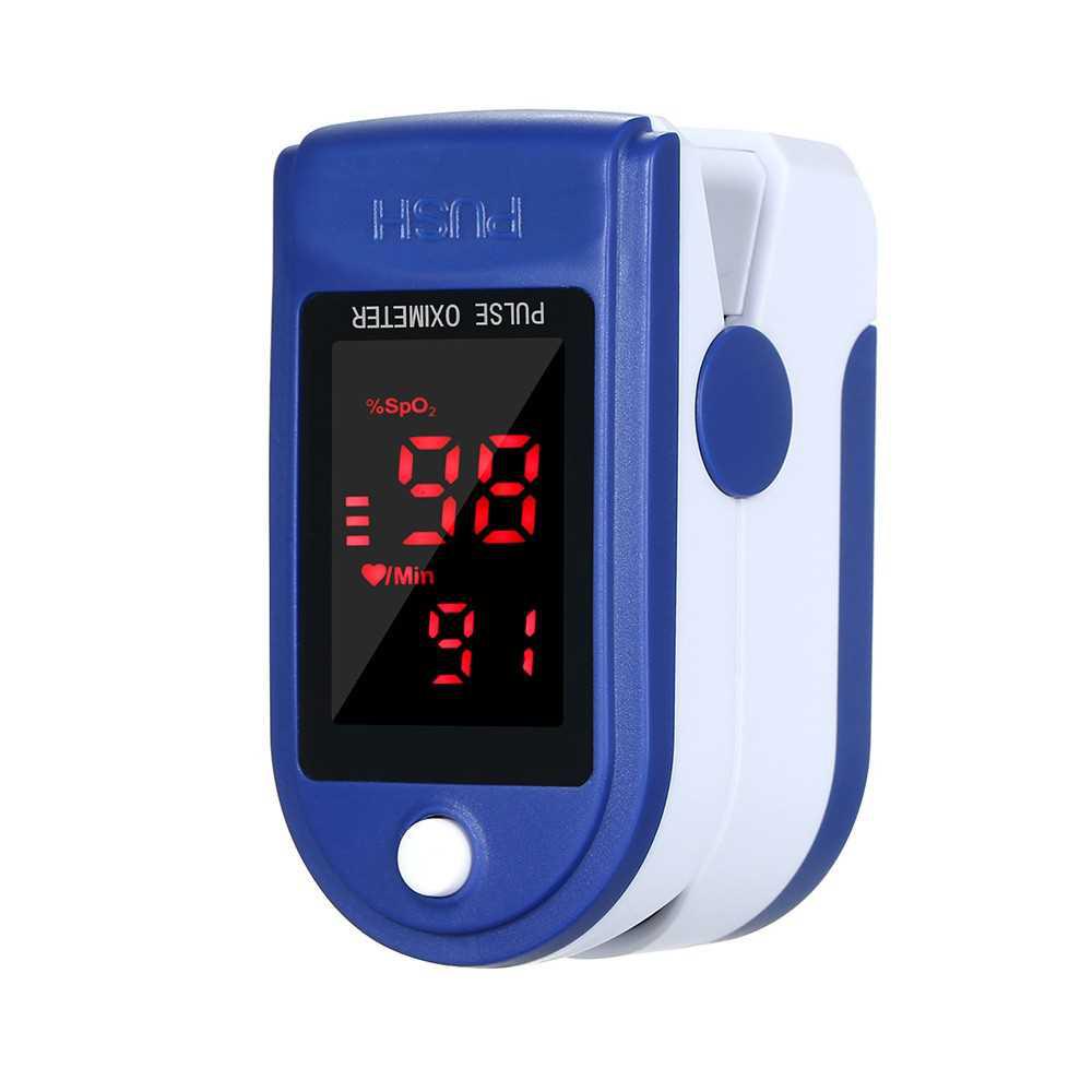 Fingertip Pulse Oximeter Blood Oxygen Saturation Detector Pulse Rate ...