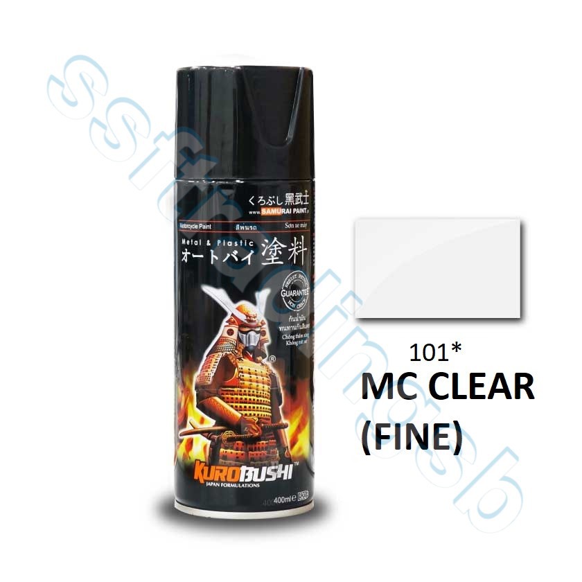 SAMURAI 101* MC CLEAR (FINE) / SAMURAI SPRAY PAINT / SAMURAI MC CLEAR ...