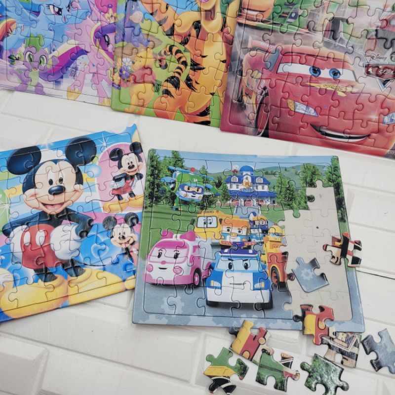 Ready stock !! Cartoon kids JIGSAW PUZZLE medium puzzle | Shopee Malaysia