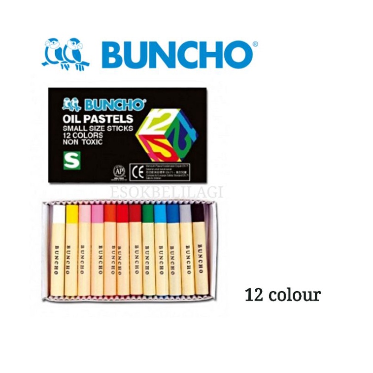 BUNCHO CRAYON 12 Colours | Shopee Malaysia