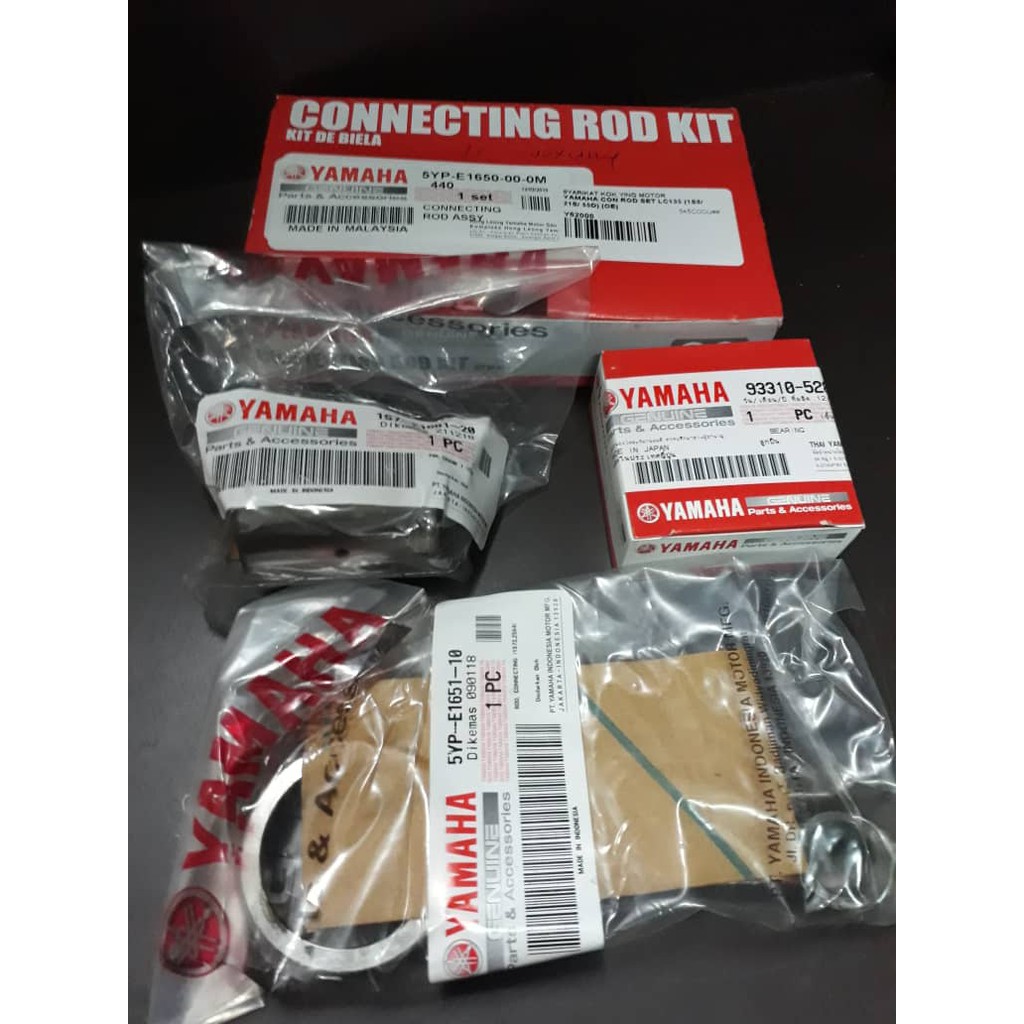 LC135 LC 4S 5S Y15 Y15Z FZ150 Connecting Rod YAMAHA CON ROD (100% ...