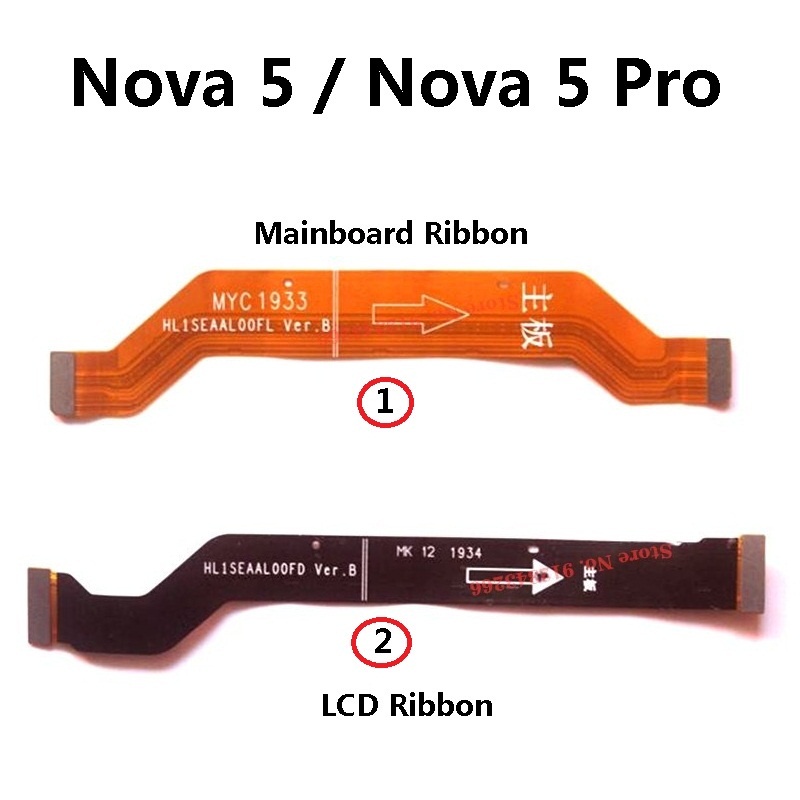 Huawei Nova 5 / Nova5 Pro Ribbon UI Mainboard LCD Motherboard Connect Flex Cable Ribbon ...