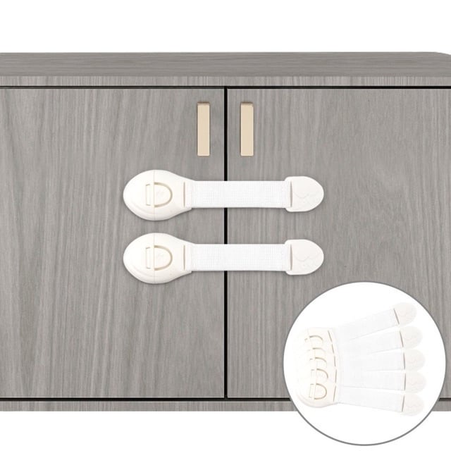 Baby Safety Protector Child Cabinet locking Plastic Lock Protection of ...