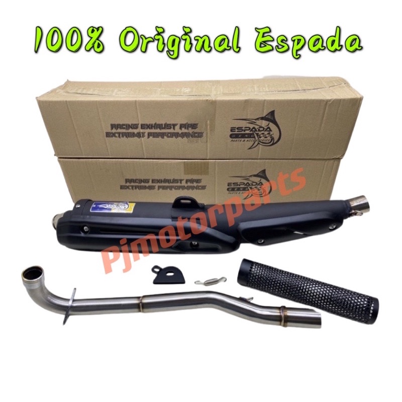Racing Exhaust Pipe Espada E4 Series (Wave 125 Fi/ Wave 110/Future/ Dash/Wave Alpha/Wave 125 ...