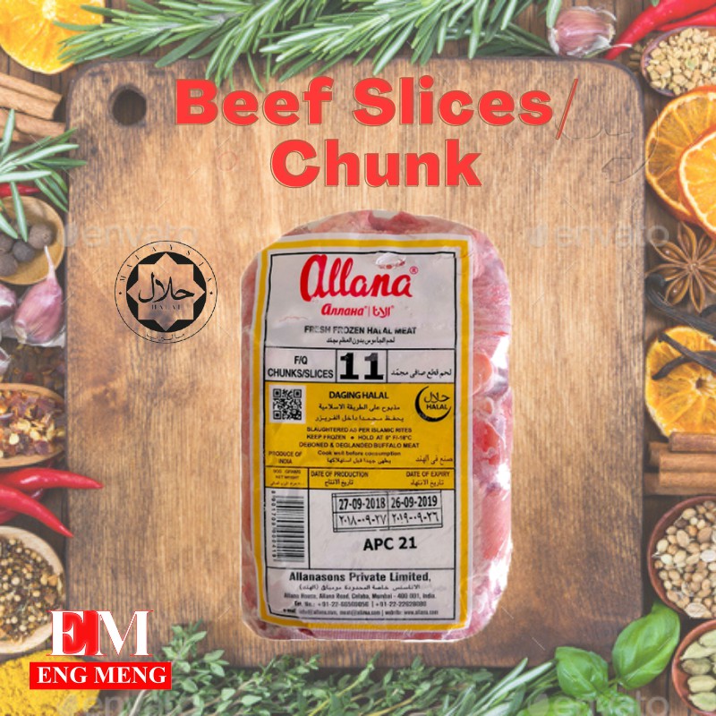 Daging Beku / Beef FQ Slice/ Chunk(900 Gram) | Shopee Malaysia