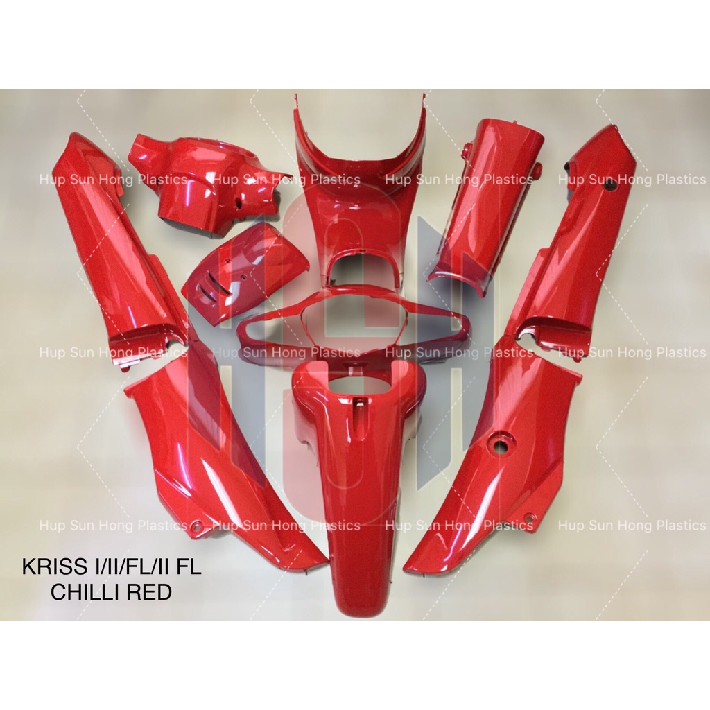 (Free Stripe) MODENAS Kriss110 Full Body Cover Set Bodyset Kit Kriss ...