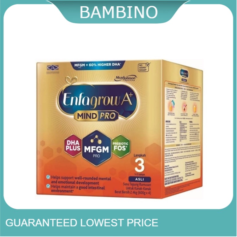 Enfagrow A+ Step 3 Milk Powder Asli/Vanilla 2.32kg/3.48kg EXP:MAR2023 ...
