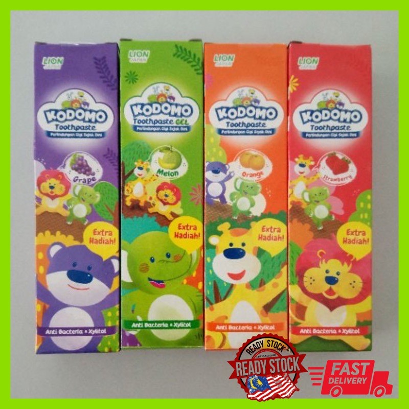 KODOMO LION CHILDREN'S TOOTHPASTE - 45G | Shopee Malaysia