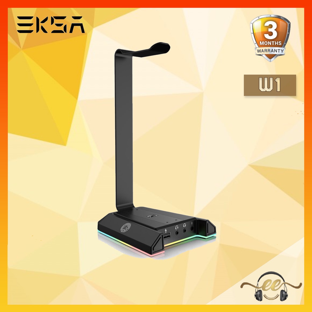 EKSA W1 Gaming Headset stand with 7.1 Surround/2 USB and 3.5mm Ports ...