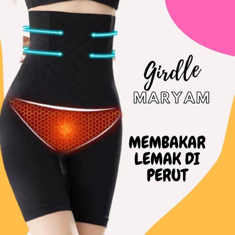 Girdle Maryam Slimming Fit Pants Corset Bengkung OriginWomen High Waist ...