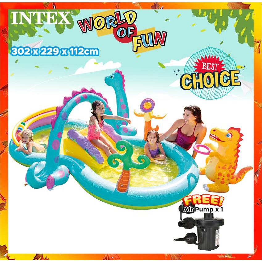 INTEX ORIGINAL 10 DESIGN Play Center Children Toy Playground Inflatable ...
