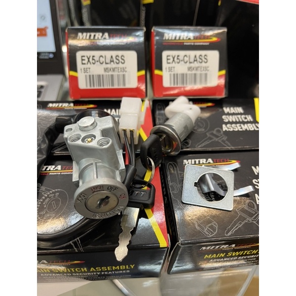 HONDA EX5 CLASS CLASS 1 MAIN SWITCH SET (FRONT & REAR LOCK) KUNCI ...