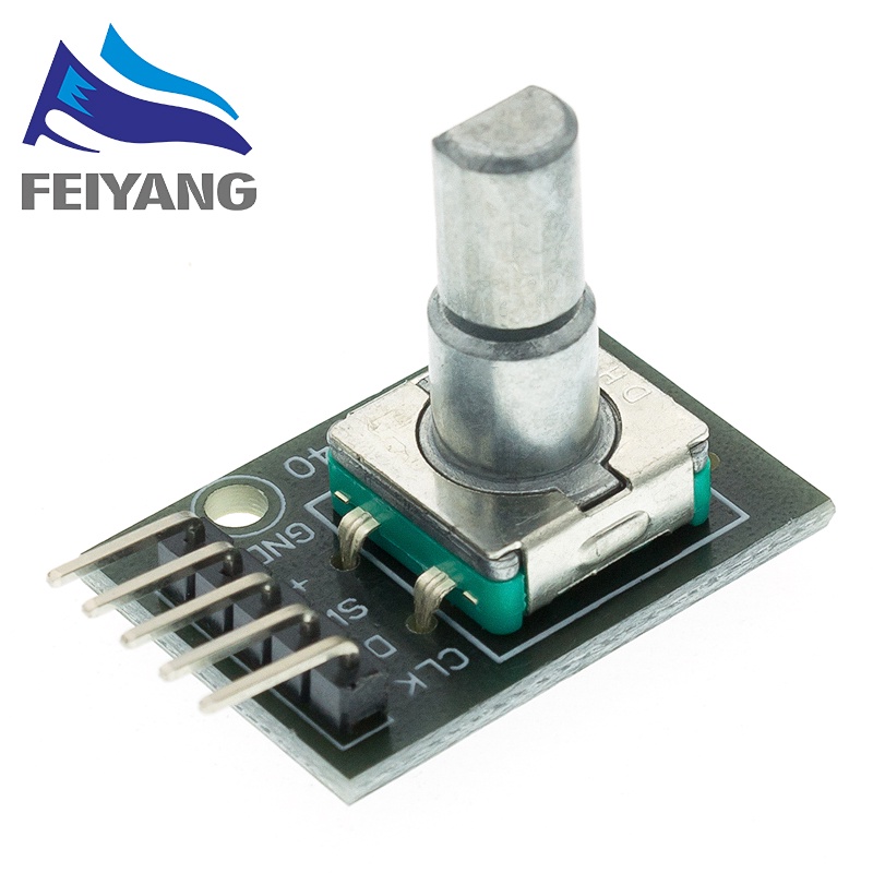 360 Degrees EC11 Rotary Encoder Module For Arduino Brick Sensor Switch Development Board KY-040 ...