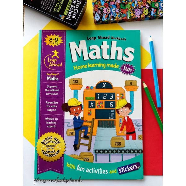 HOME LEARNING MATH AGES 8 TO 9. BUKU MATH KANAK KANAK 8-9 TAHUN. MATH ...