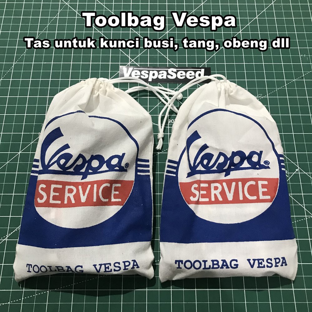 Vespa Toolbag Spark Plug Key Bag Toolkit Vespa PTS Super Sprint PX ...
