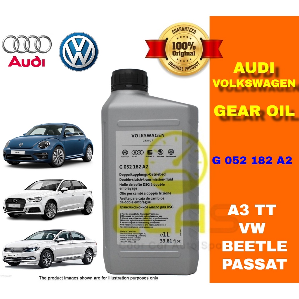 100%ORIGINAL Auto Transmission Fluid Gear Oil 1L Audi A3 TT Volkswagen Beetle Passat Golf GTI ...