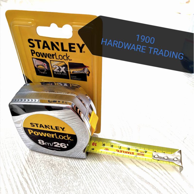 Stanley measuring tape 33428-8 8M/26' measurement tape POWER LOCK ...