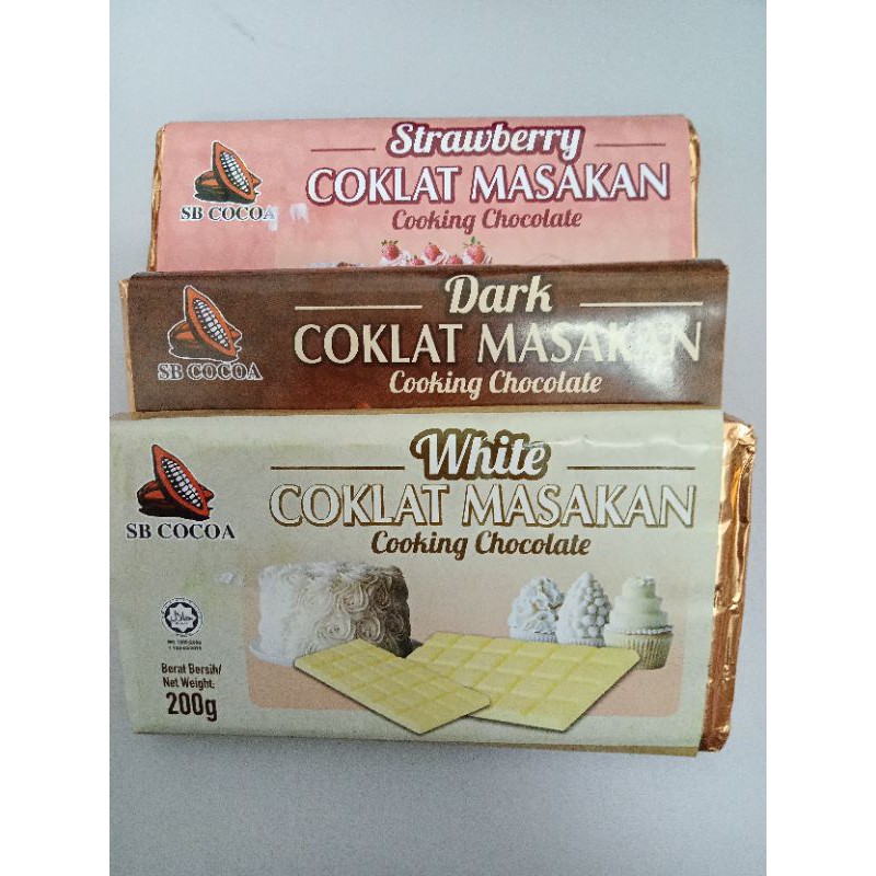 SB Cocoa Cooking Chocolate 🍫🍫 Strawberry/White Chocolate/Dark 🍫🔥 ...