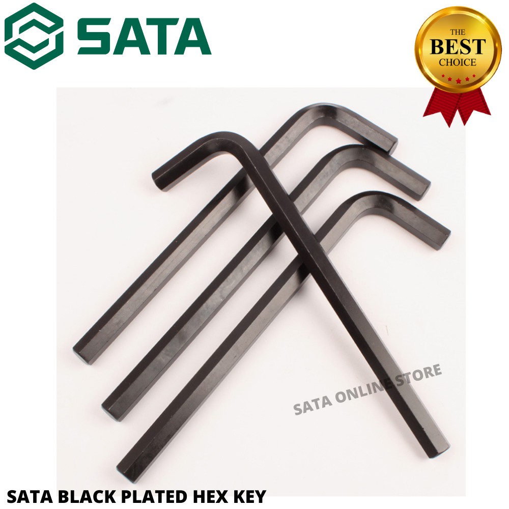 SATA BLACK PLATED HEX KEY / 12MM 14MM 17MM 19MM 22MM 27MM HEX KEY ...