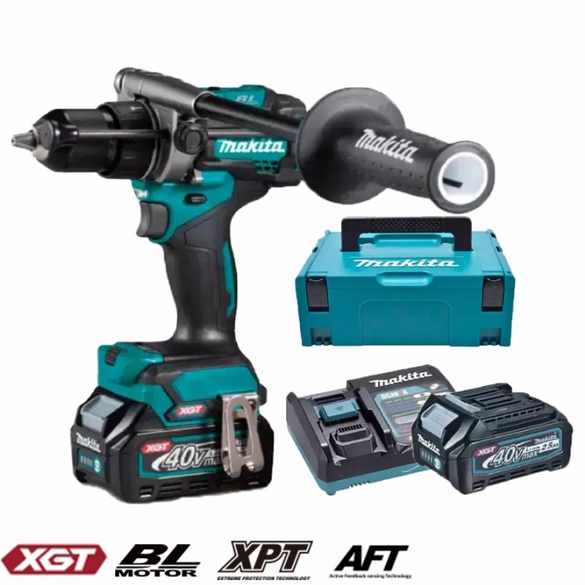 (MERDEKA SALES )Makita DF001GD201 13 mm (1/2″) 40Vmax Cordless Driver ...