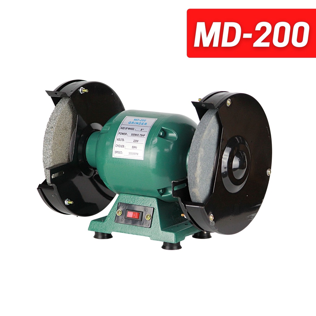 Bench Grinder 550W Desk Abrasive Wheel Polishing Grinder Electric Blade ...