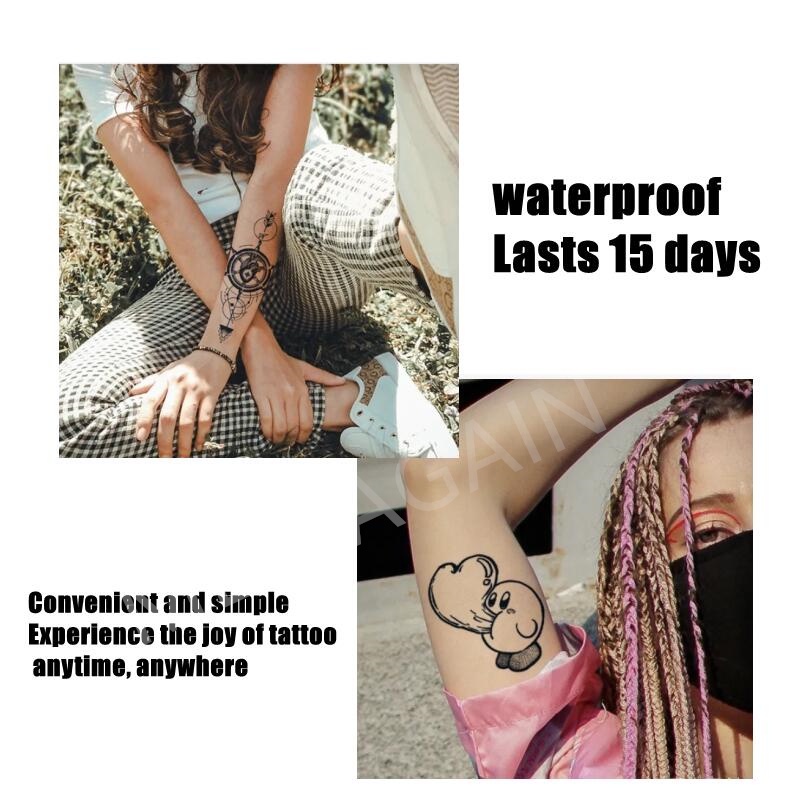 Ainna -【MEET Magic Tattoo】 10cm x 15cm Magic Tattoo Waterproof ...