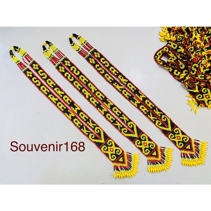 Rantai Manik Sarawak🌹Handmade beaded necklaces🪘 | Shopee Malaysia