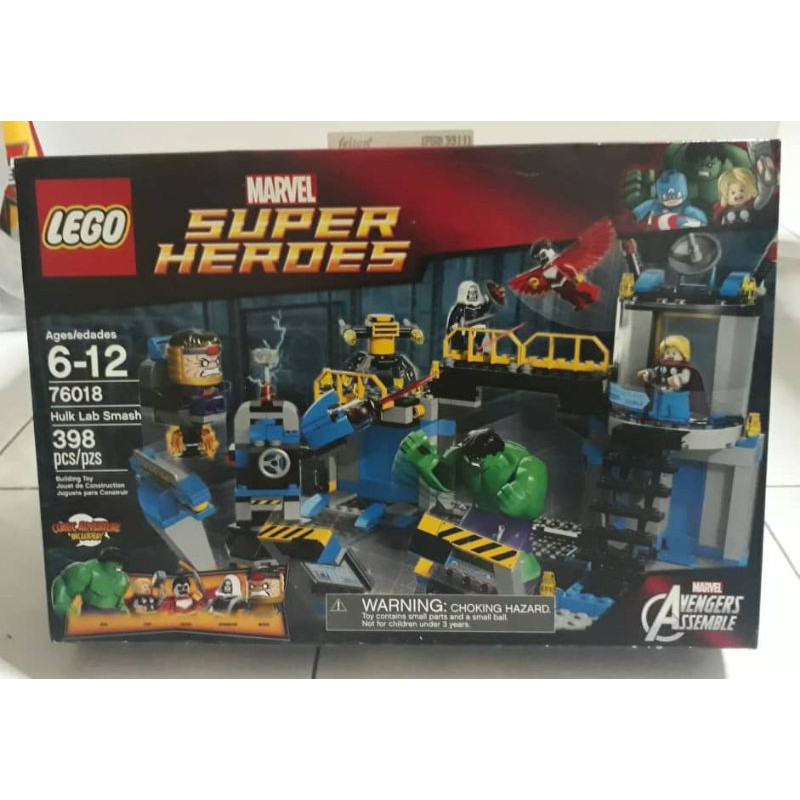 Lego 76018 Avengers: Hulk Lab Smash | Shopee Malaysia