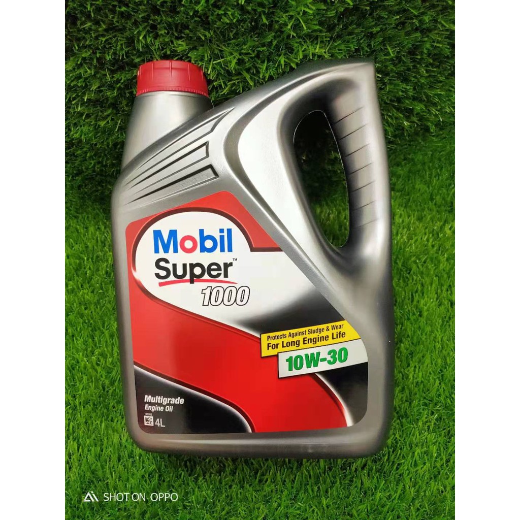 100% ORIGINAL MOBIL SUPER 1000 10W-30 4LITER | Shopee Malaysia