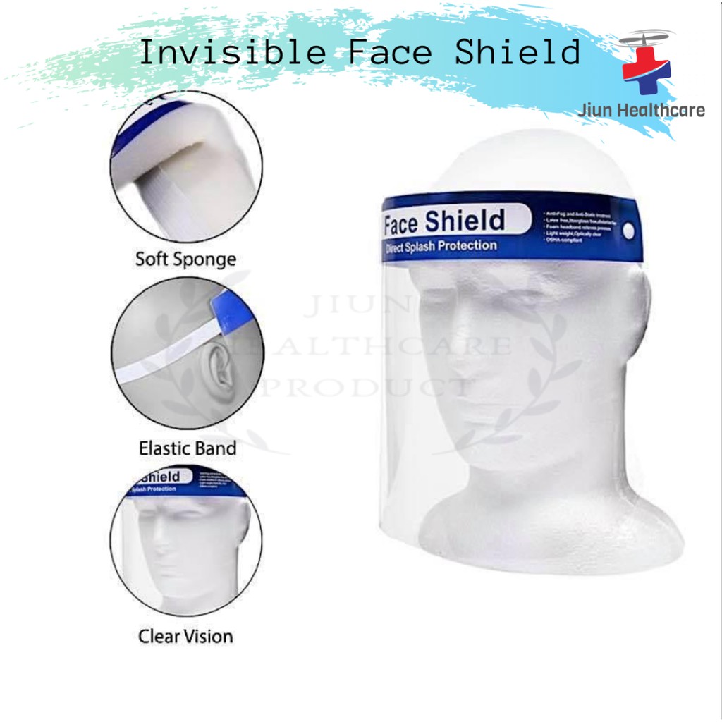 (Ready Stock) Anti-Germ Protective Transparent Face Shield/ Topeng Muka ...