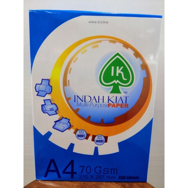 IK A4 Copier Paper 70gsm 480 Sheets | Shopee Malaysia