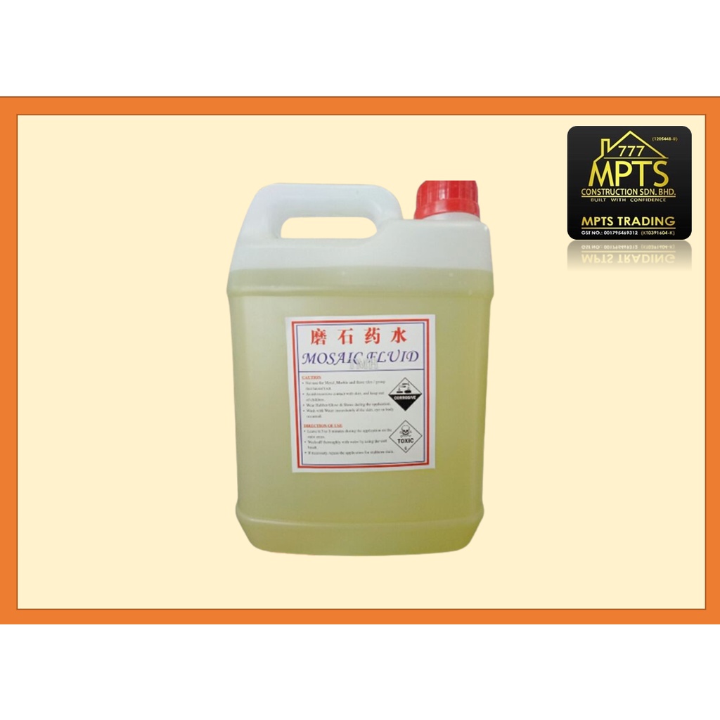 MOSAIC FLUID CLEANER/TILE REMOVER/PENCUCI LANTAI MOZEK SIMEN (ACID) 3L ...