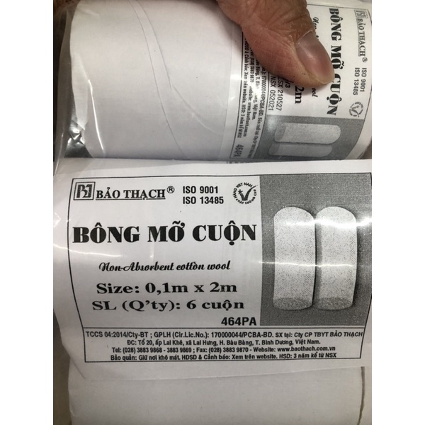 GREASE COTTON ROLL USED TO LINING WHEN BUNCHING HAND AND FEET Bao Thach ...