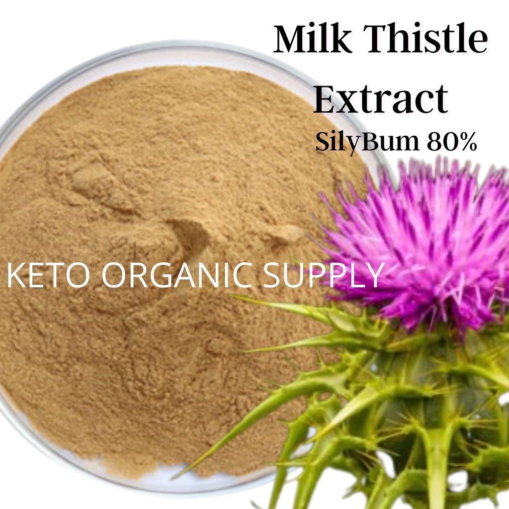 Milk Thistle 100g Silymarin 水飞蓟 Silybum Mariabum 80% Powder Extract ...