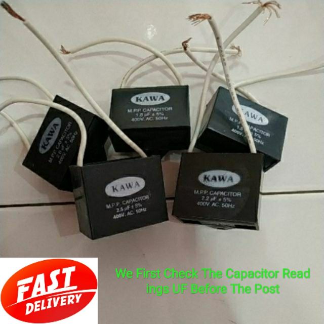 (READY STOCK)KAWA Original Capasitor Kipas Siling,Stand,Wall Fan Dan ...