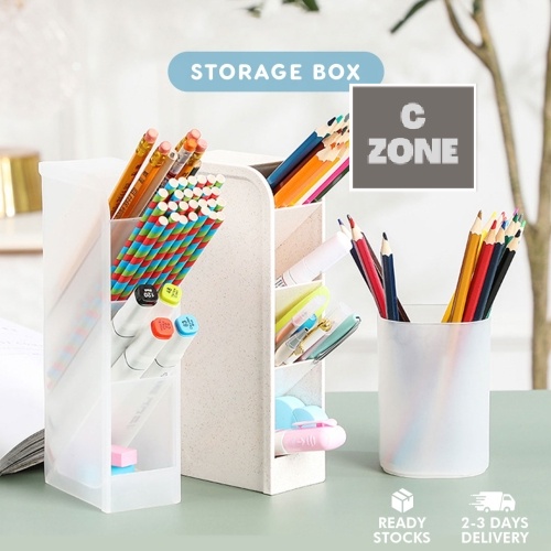 Stationery Storage Box Pen And Pen Holder | Bekas Alat Tulis_PenBin ...