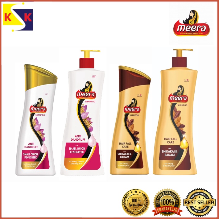 Meera Anti Dandruff / Anti Hair Fall Care Shampoo 180ml / 340ml ...