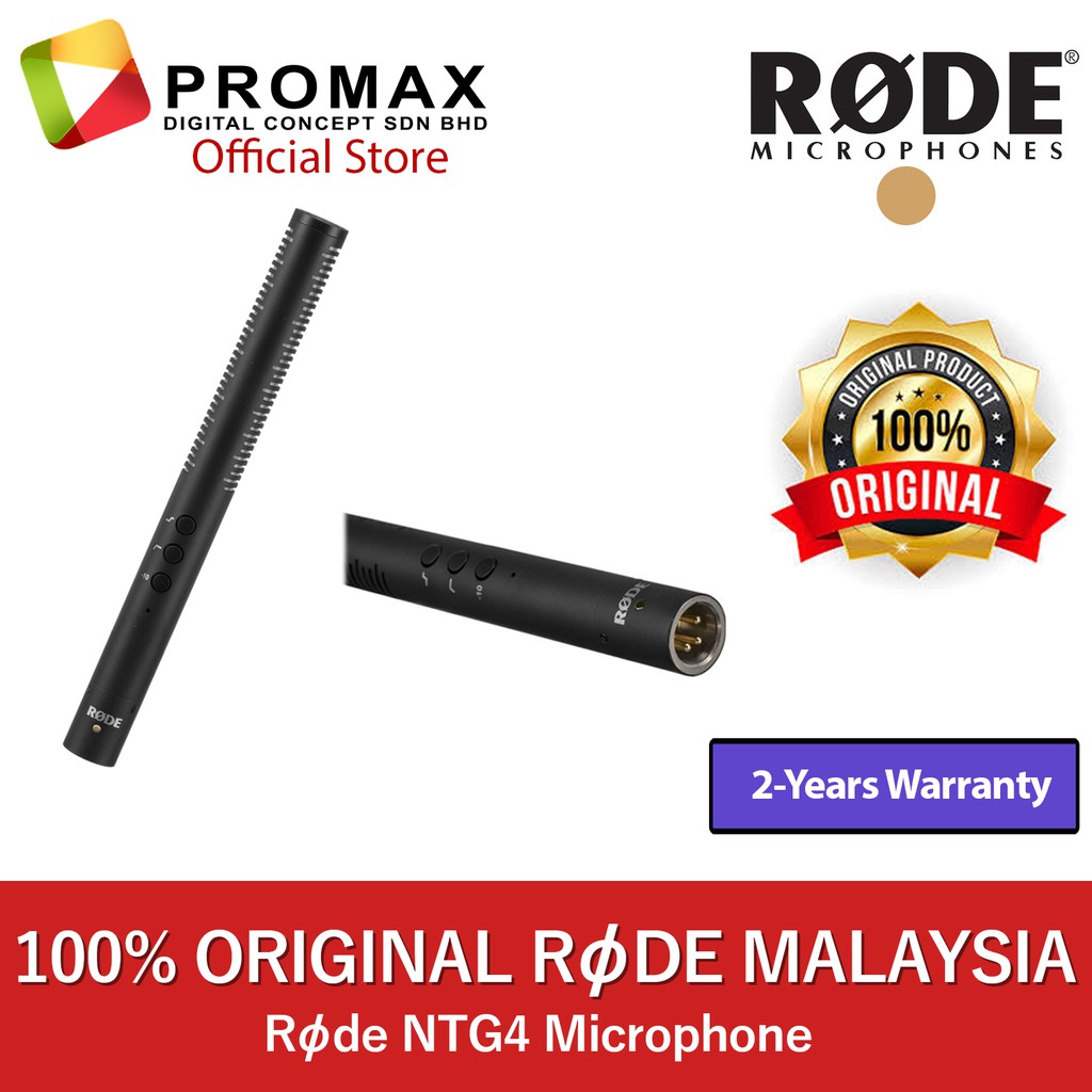 Rode NTG4 / NTG 4 Microphone (100% Original Rode Malaysia) | Shopee ...