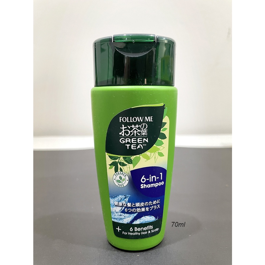Follow Me Green Tea Shampoo 6-in-1 70ml | Shopee Malaysia